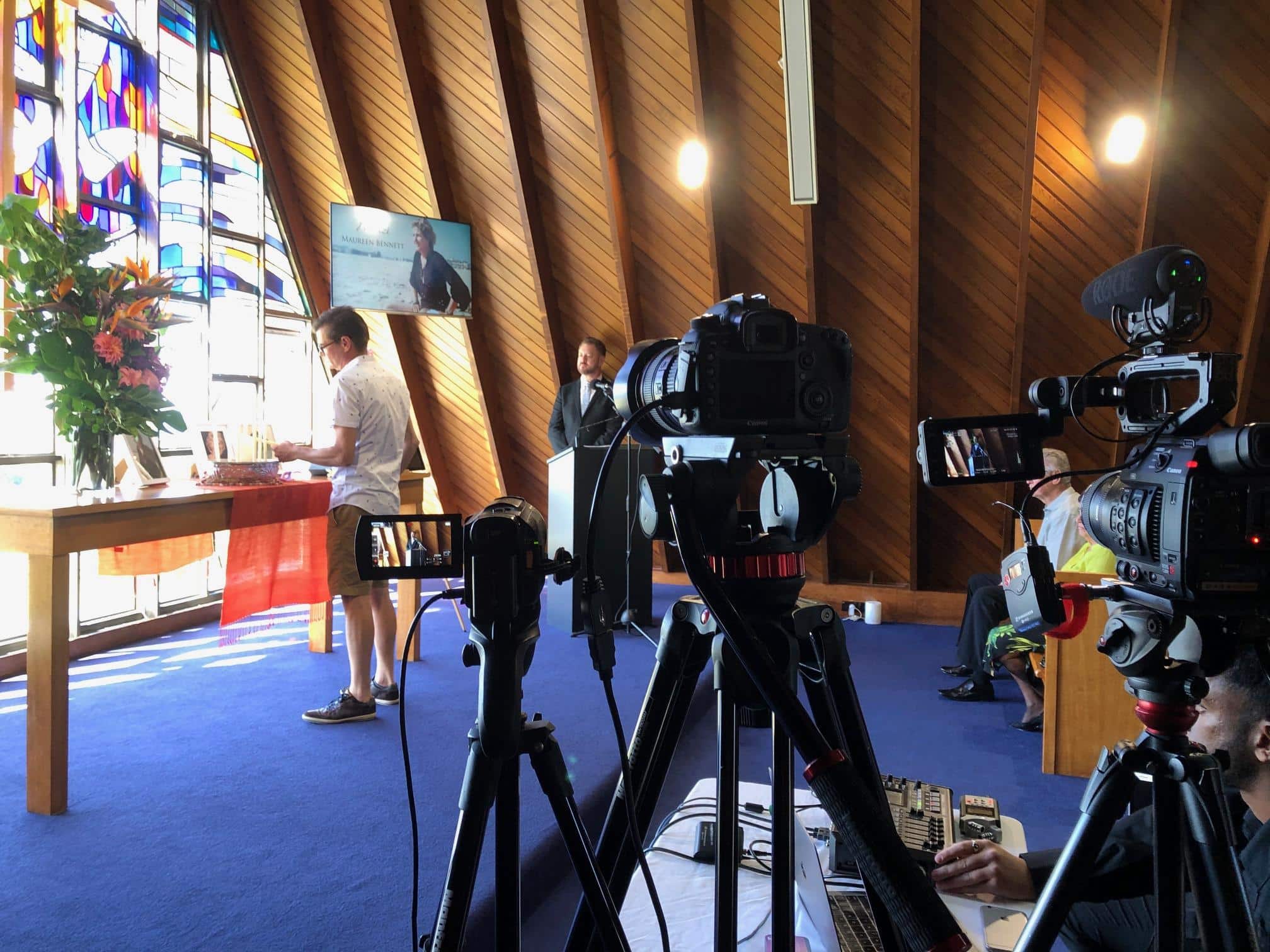 Live Streaming and Video Production for Funeral Services